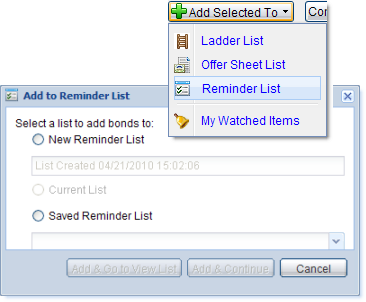 Creating a Reminder List